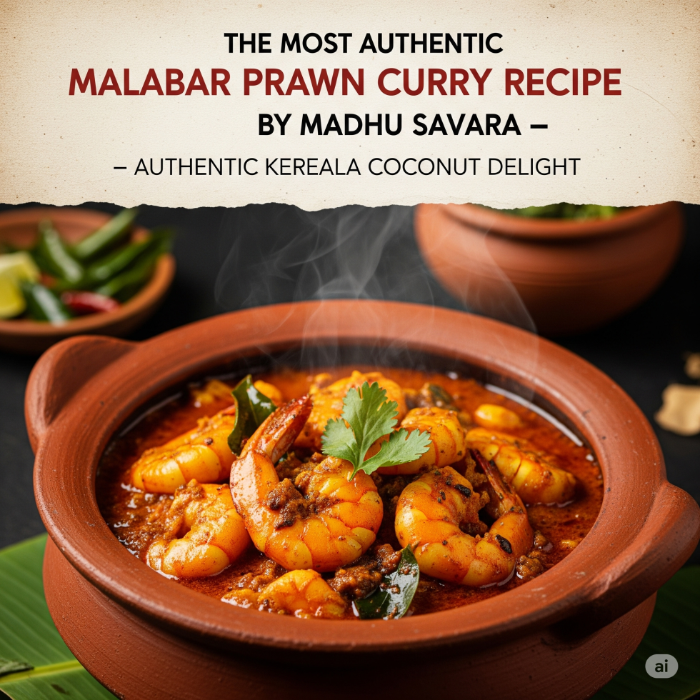 Malabar Prawn Curry Recipe By Madhu Savara – Authentic Kerala Coconut ...
